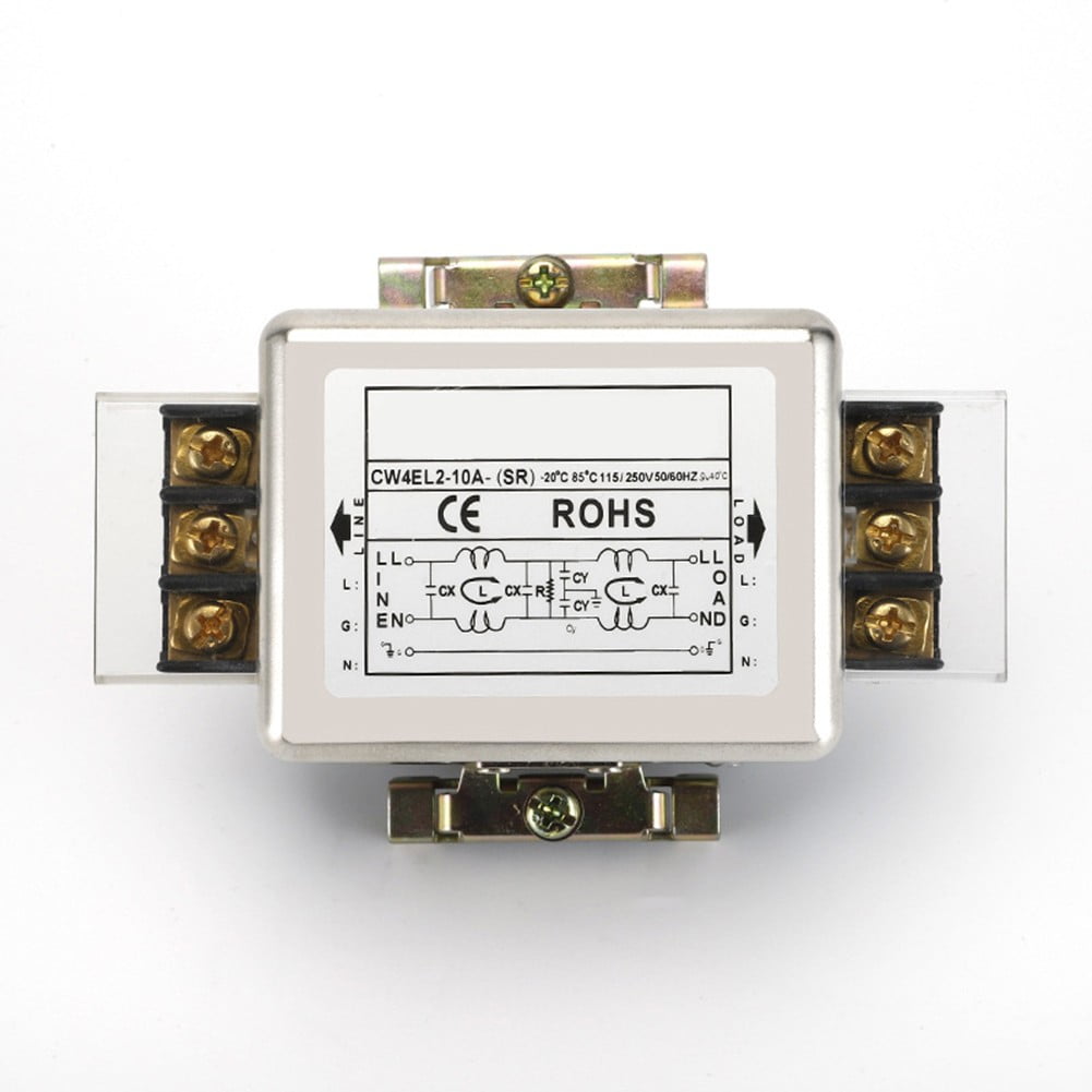 220V bipolar terminal block for EMI purification power filter CW4L2 ...