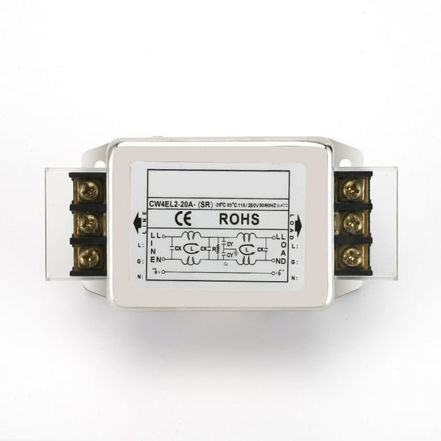 220V Bipolar Terminal Block For Emi Purification Power Filter Cw4L2 ...