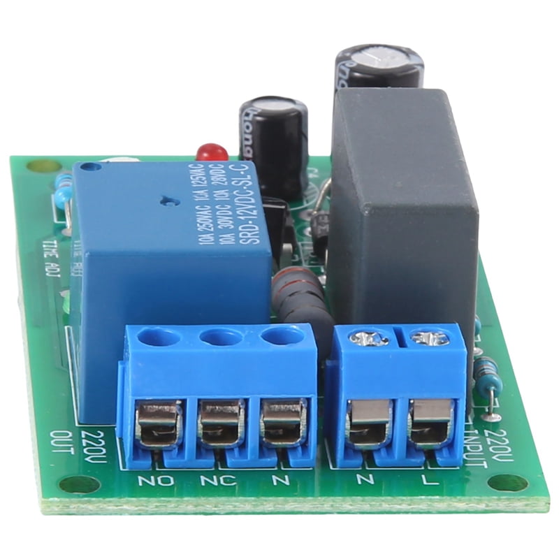 220V relay board, power on, time delay, circuit module, corridor switch ...