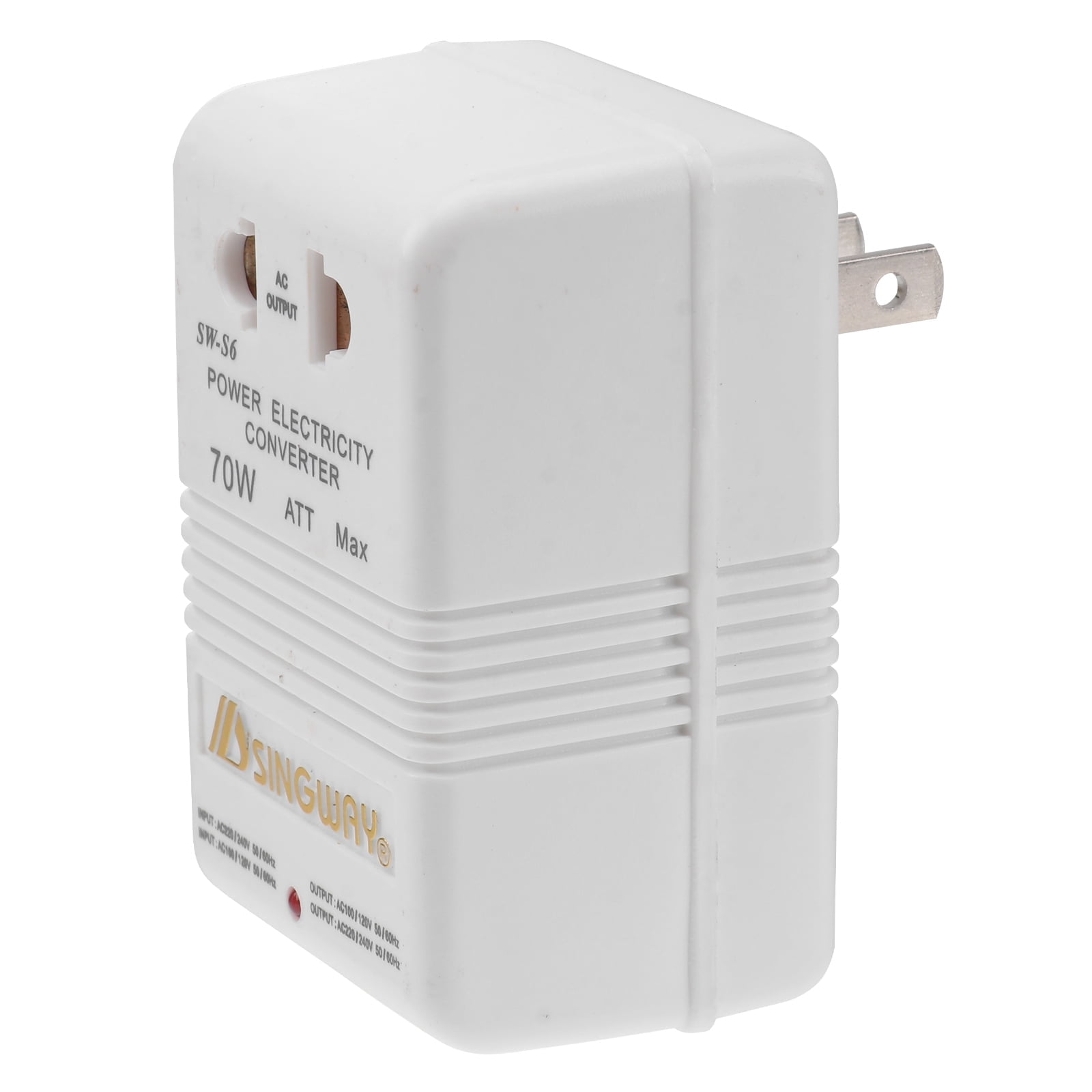 SUPVOX 220V to 110V Step Up Down Voltage Converter 70W for Travel White ...