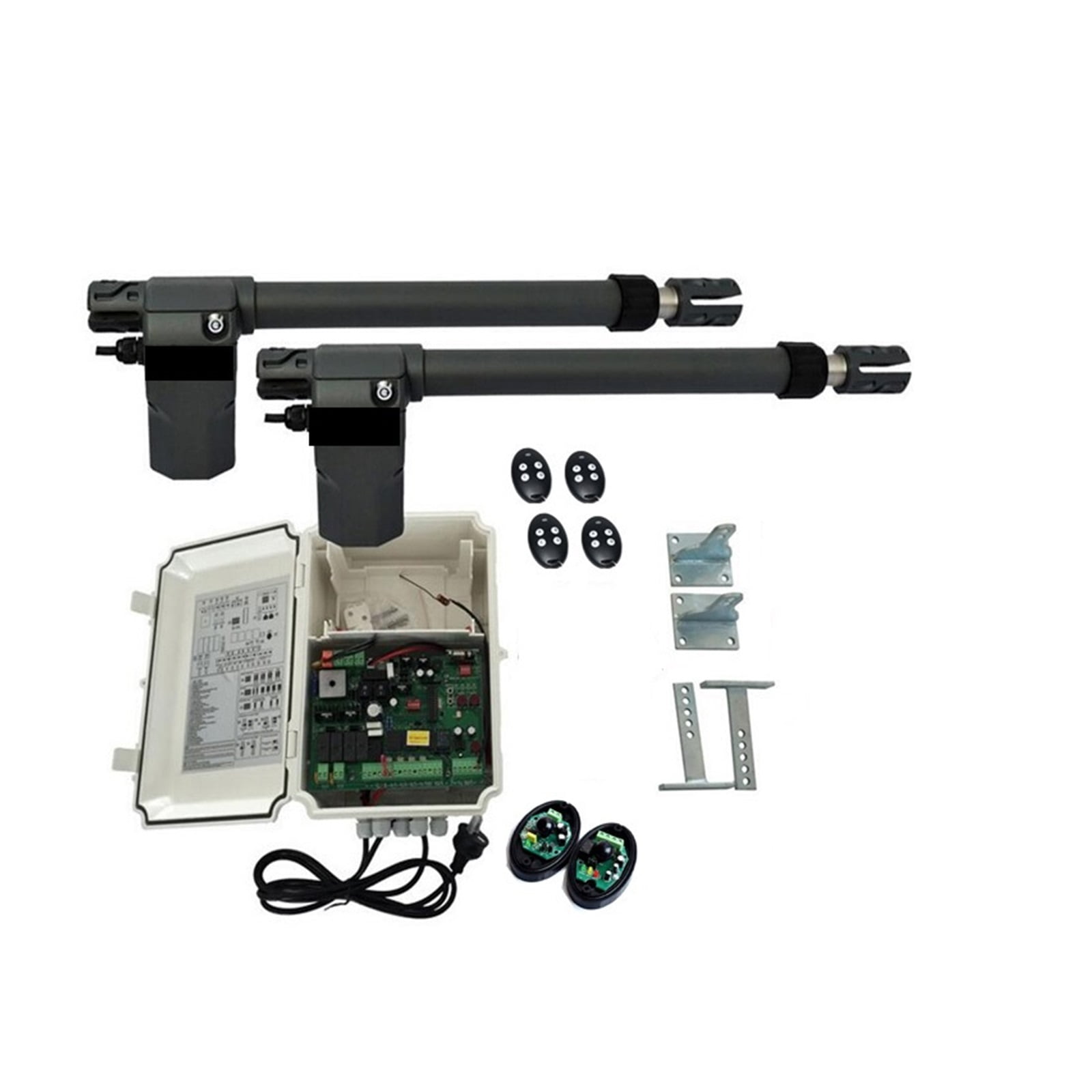 220VAC Automatic Dual Swing Gate Opener For Gates Up To 26 Feet Long ...