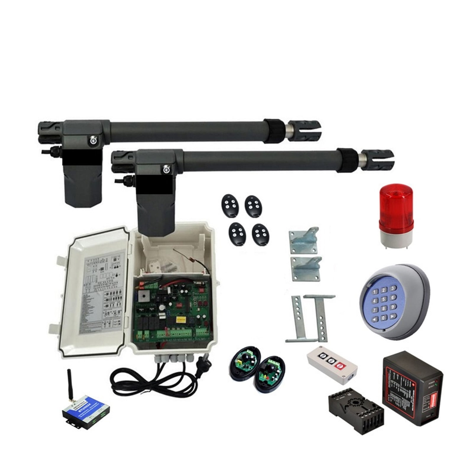220VAC Automatic Dual Swing Gate Opener For Gates Up To 26 Feet Long ...