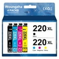 Epson 220XL Ink Cartridges, 4-Pack (Black, Cyan, Magenta, Yellow) for XP-320, XP-420, WF-2760 ...