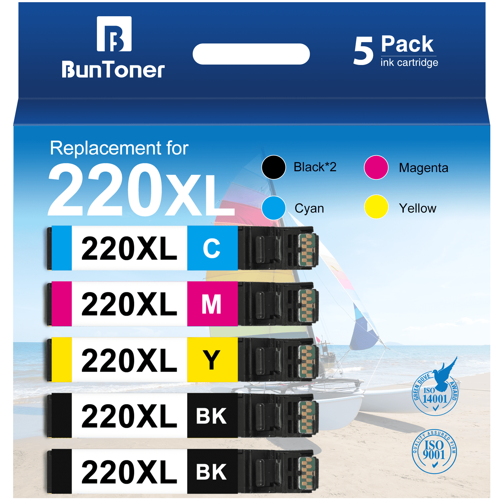 220XL Ink Cartridges for Epson 220 XL 220XL T220XL Ink Cartridges for ...