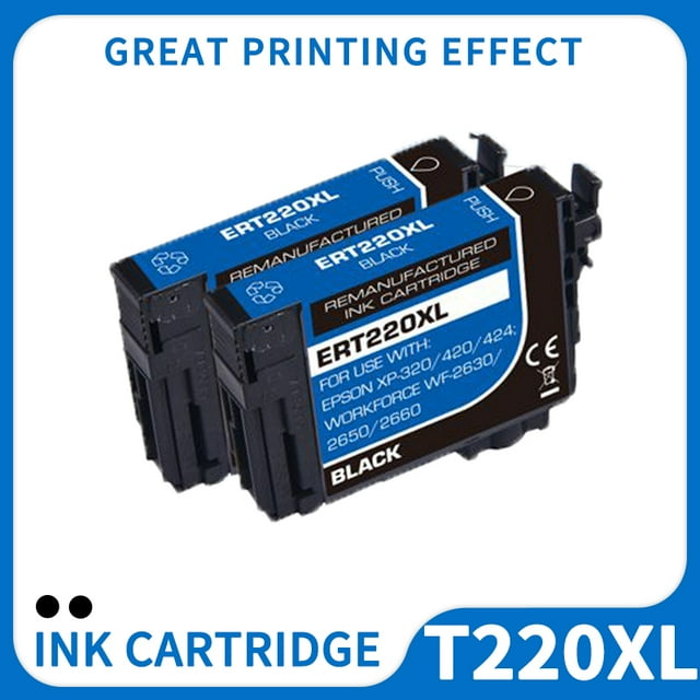 220XL T220XL Ink Cartridge Replacement for Epson Workforce WF-2760 WF ...