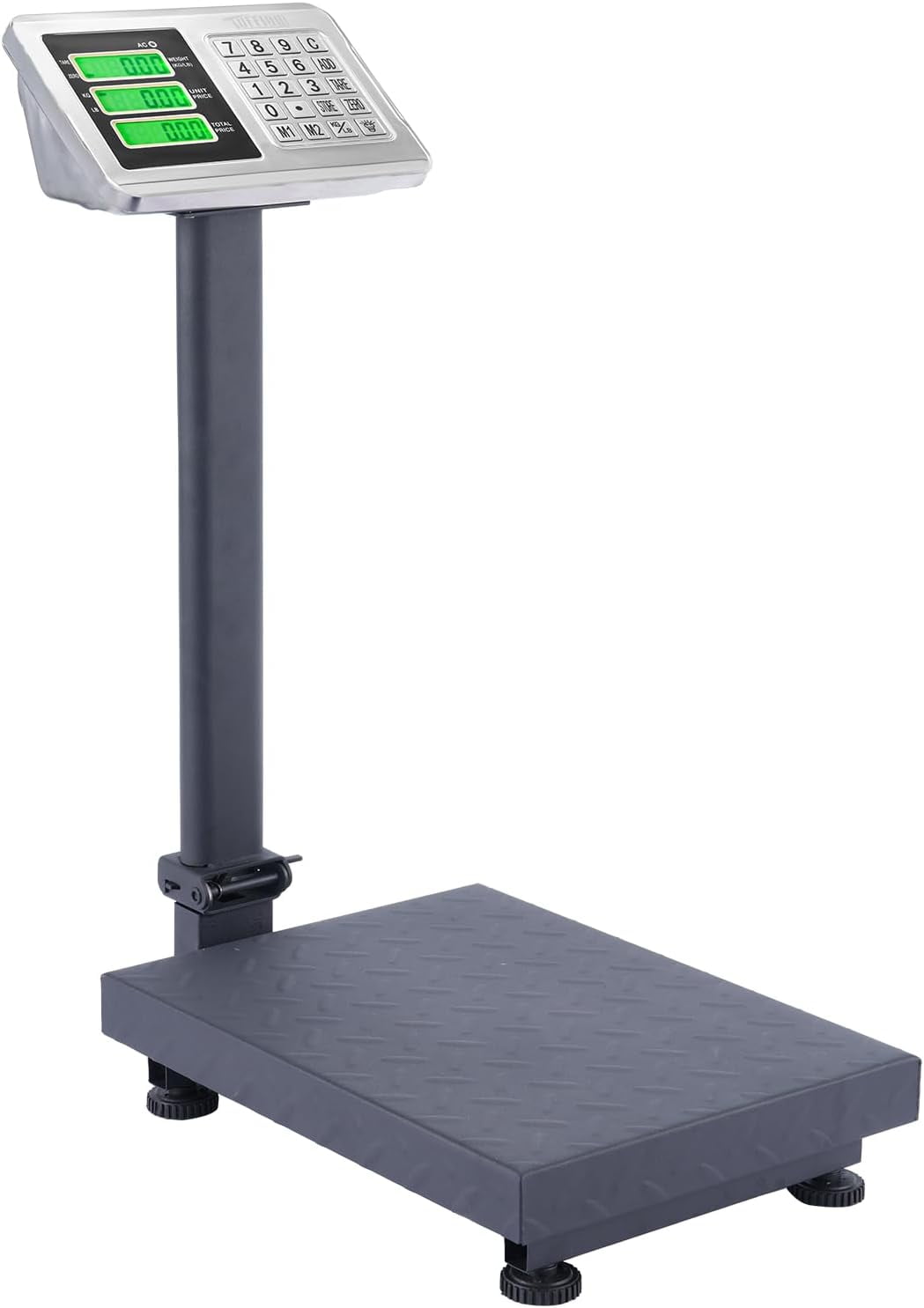 220lb Weight Electronic Platform Scale,Digital Floor Heavy Duty Folding ...