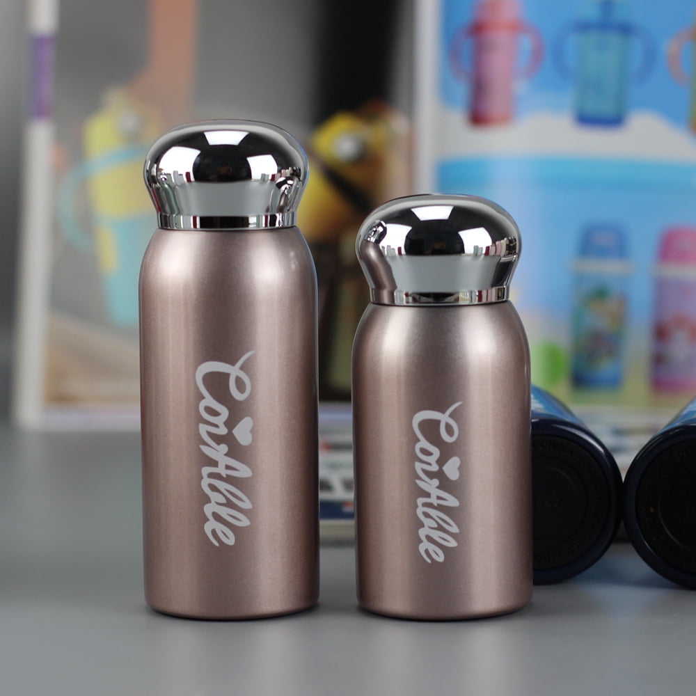 220ml Mini Stainless Steel Insulated Water Bottle, Portable Leak Proof ...