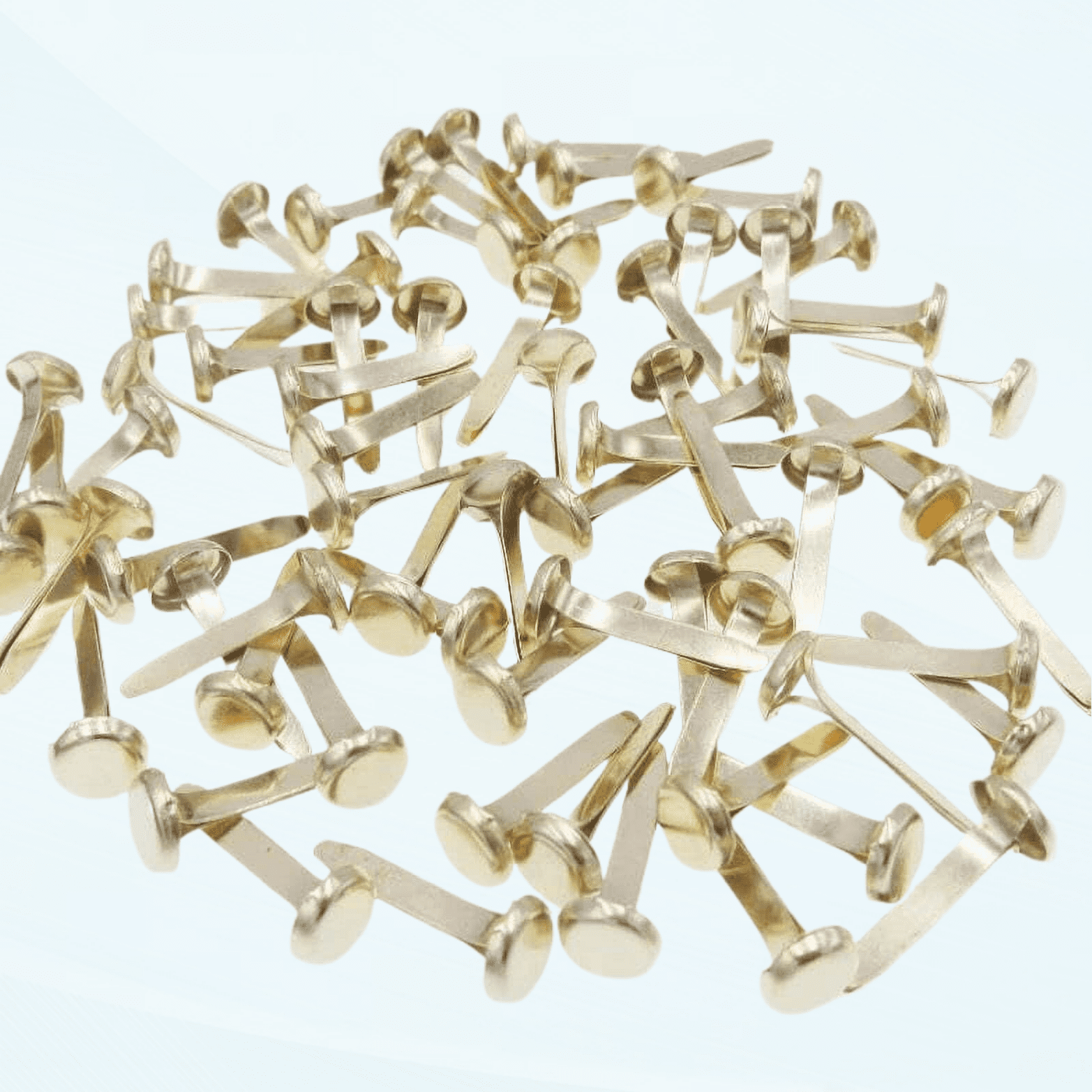 220pcs Memo Maker Pin Sheet Pins, Split Pins, Metallic Paper Fasteners, 8 * 17mm Mini Pins Gold ...