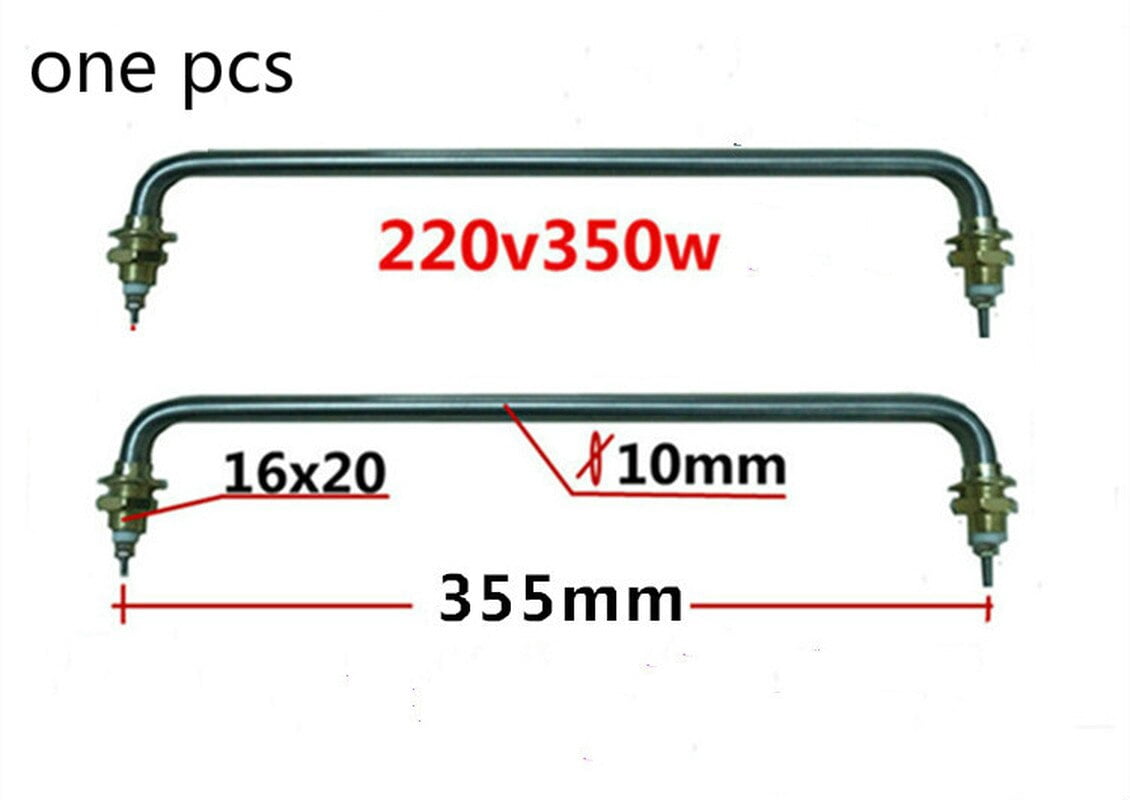220v 350w Electric Heat Pipe heating tube for Bread fermentation tank ...