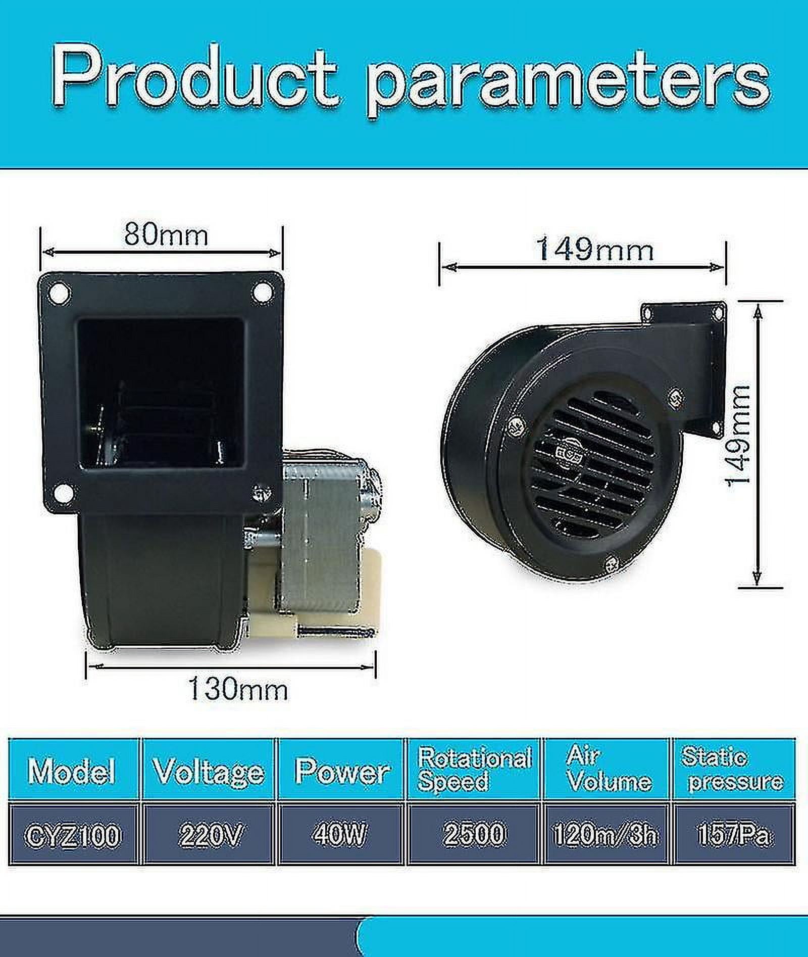 220v 40w Furnace Fan Air Blower Small Centrifugal Fan Centrifugal Fan ...