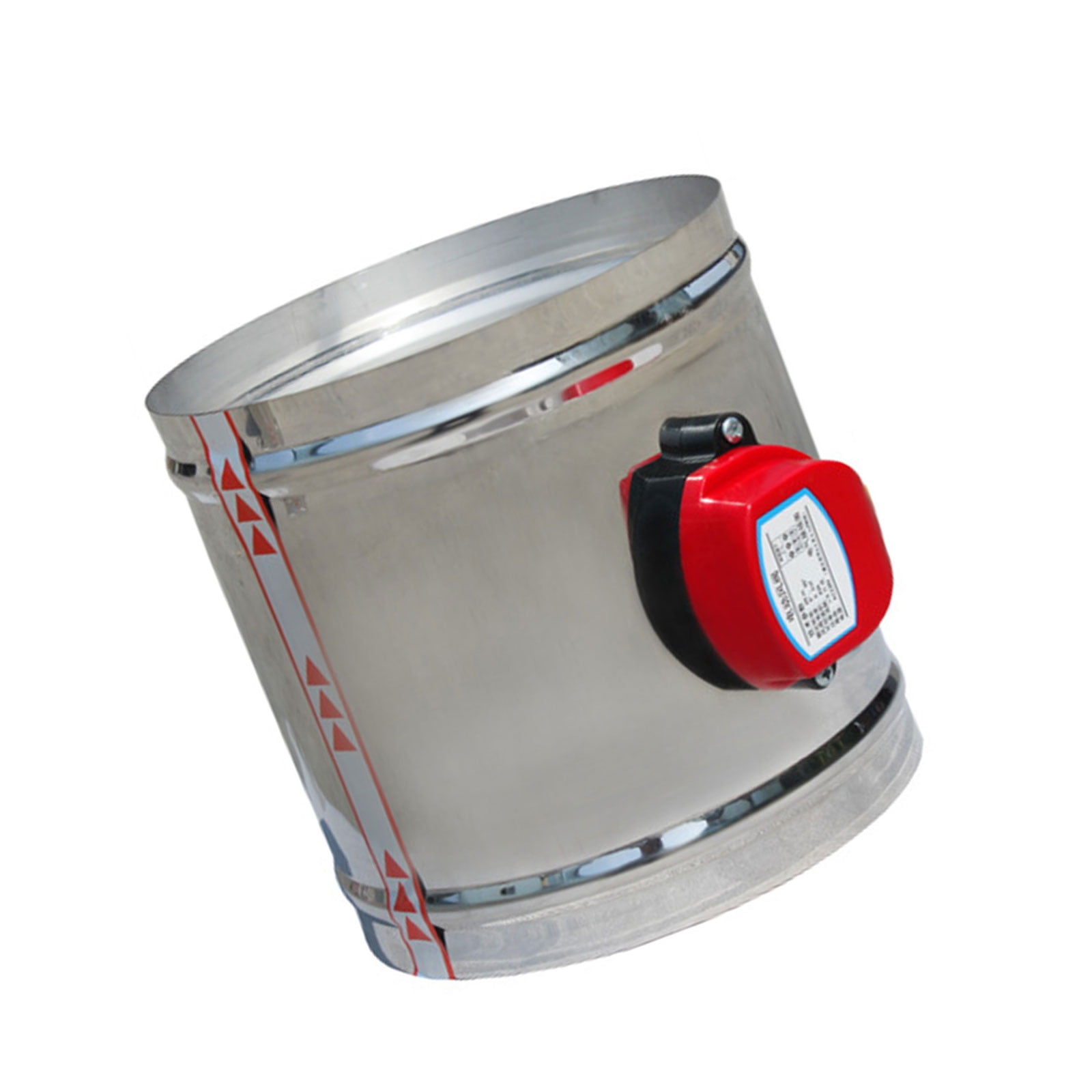 220vAC Steel Electric Solenoid Valves Air Duct Motorized Damper Valves ...