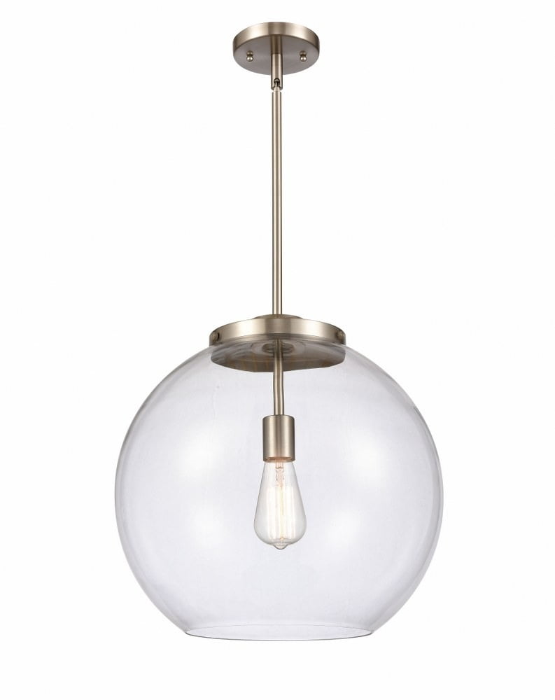 221-1S-SN-G122-16-LED-Innovations Lighting-Athens-3.5W 1 LED Pendant in ...