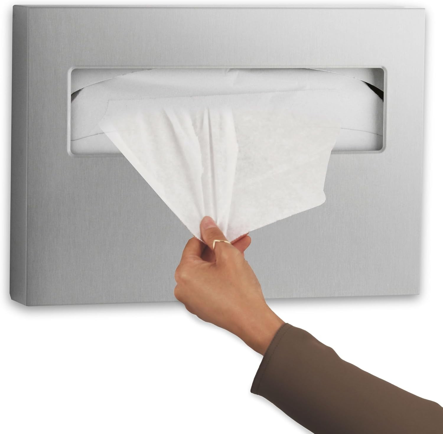 221 Stainless Steel Toilet Seat Cover Dispenser 15 3/4 x 2 x 11 ...