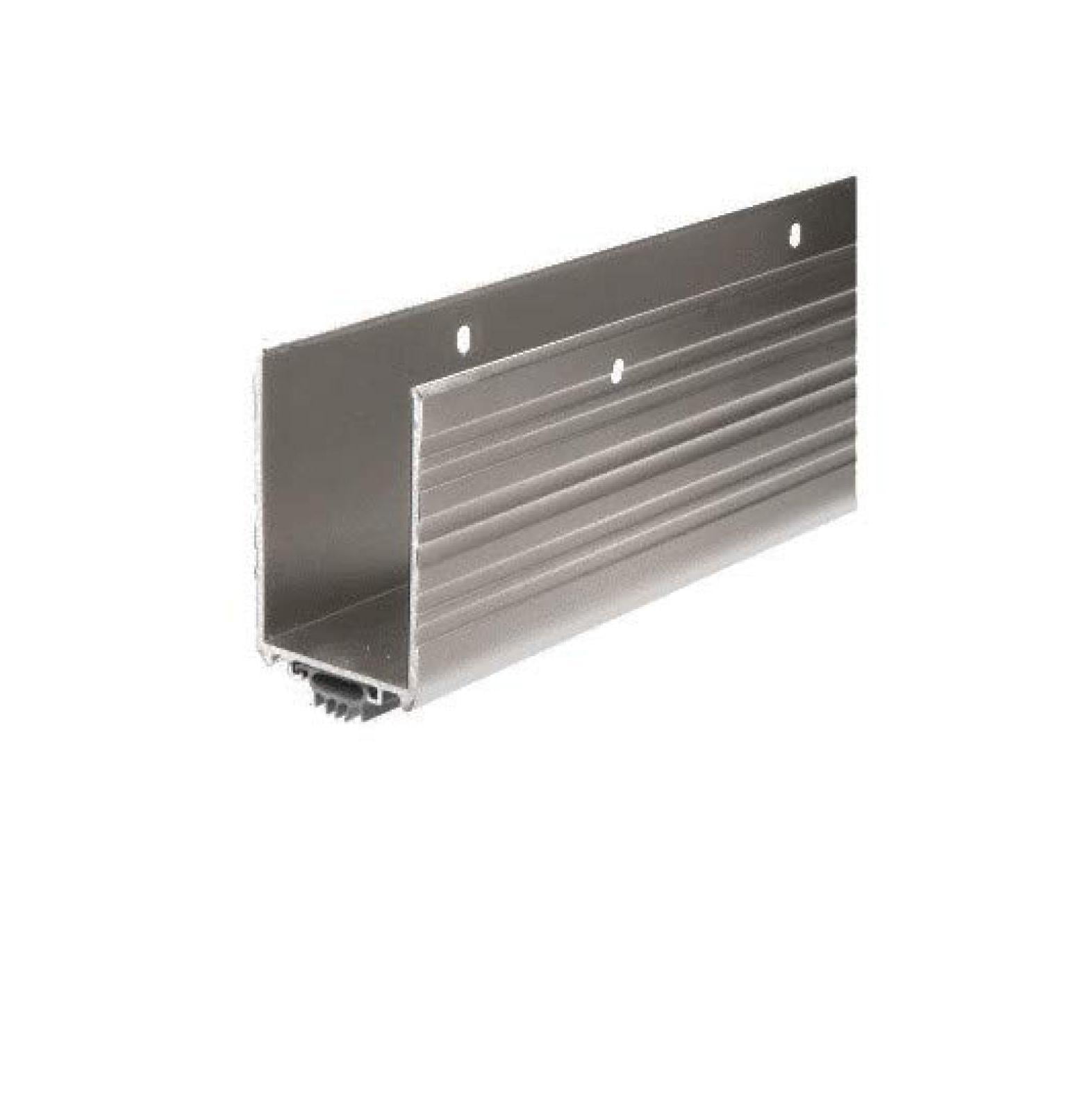 221AV36 Aluminum Finish Wrap Around Door Bottom Door Shoes with Vinyl ...