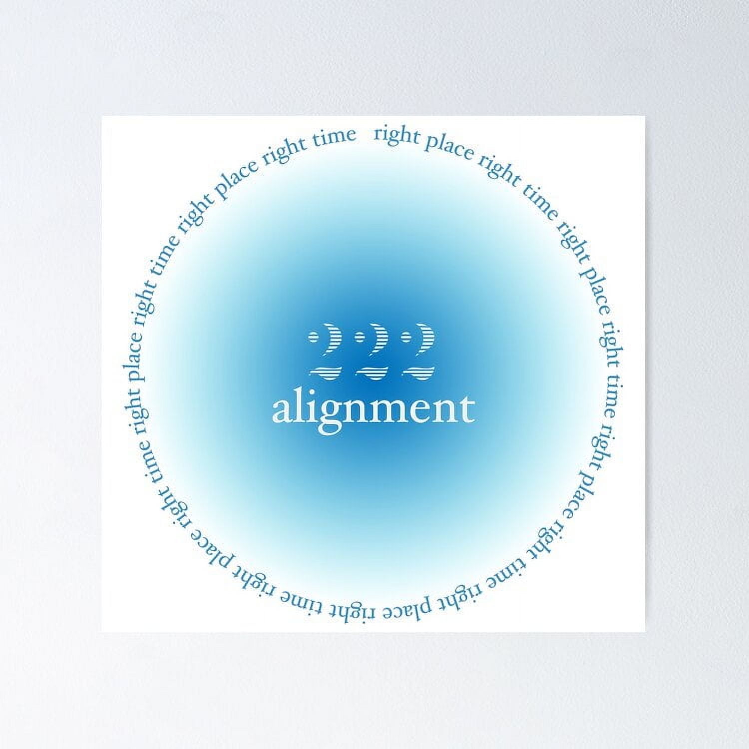 222 Alignment Angel Number UNFRAMED Poster, 12x18 - Walmart.com