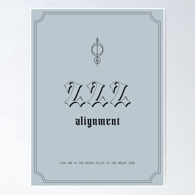 222 Alignment Poster- Unframed Poster | Wall Art | Perfect For Home ...