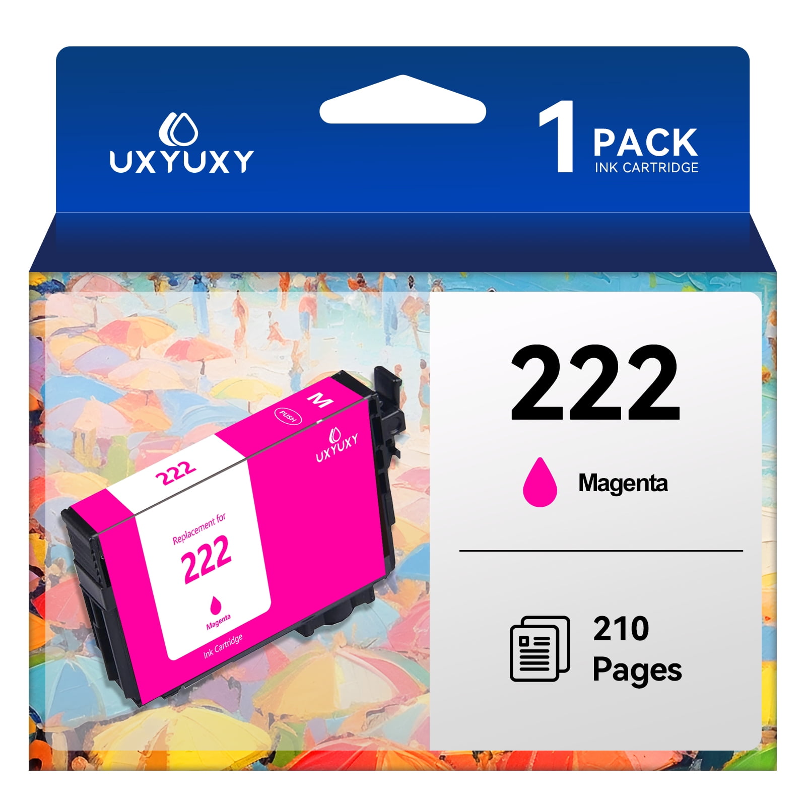 222 Ink Cartridges Replacement for Epson 222 222XL T222 T222XL used ...