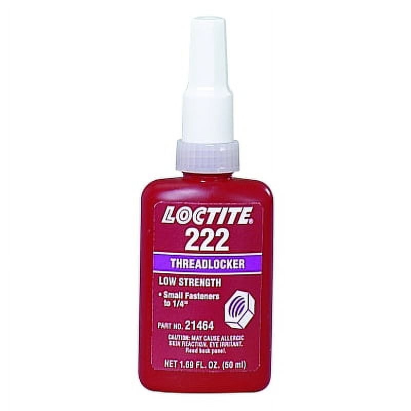 222 Threadlocker, Low Strength/Small Screw, 10 Ml, Purple | 1 Each ...