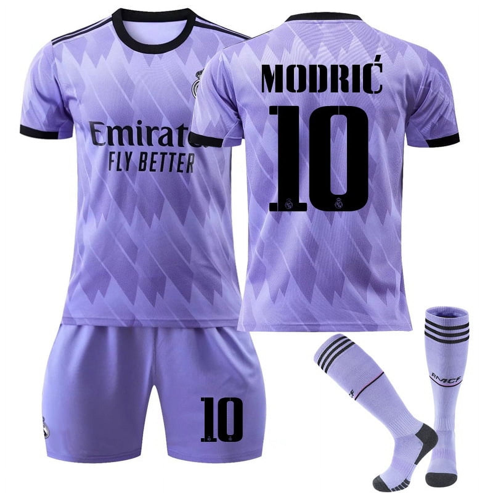 2223 Real Madrid Away Purple Purple No. 9 Benza 14 Champions Memorial ...