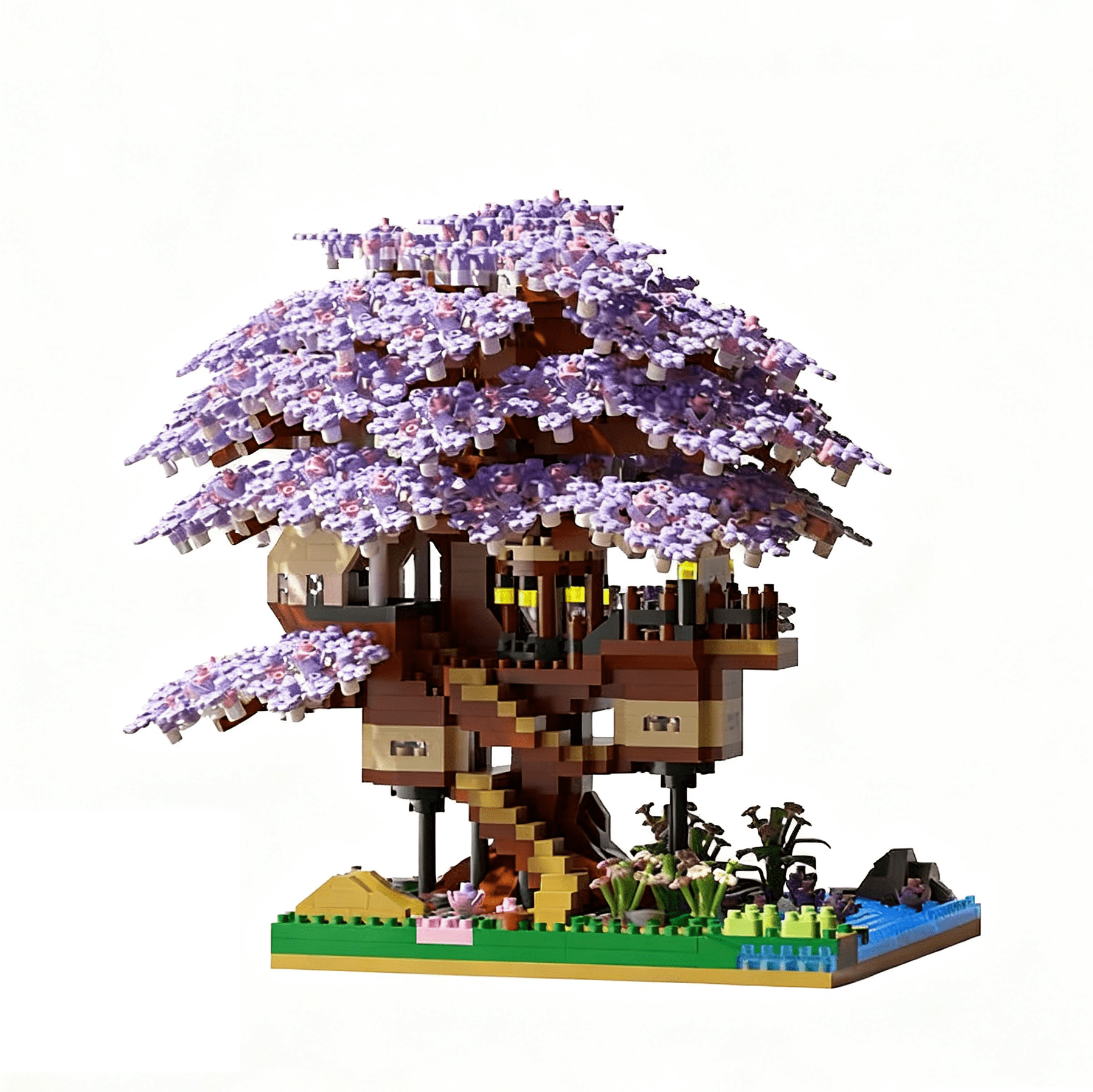 2229Pieces Mini Building Blocks Set for Adults, Flower Tree Building ...