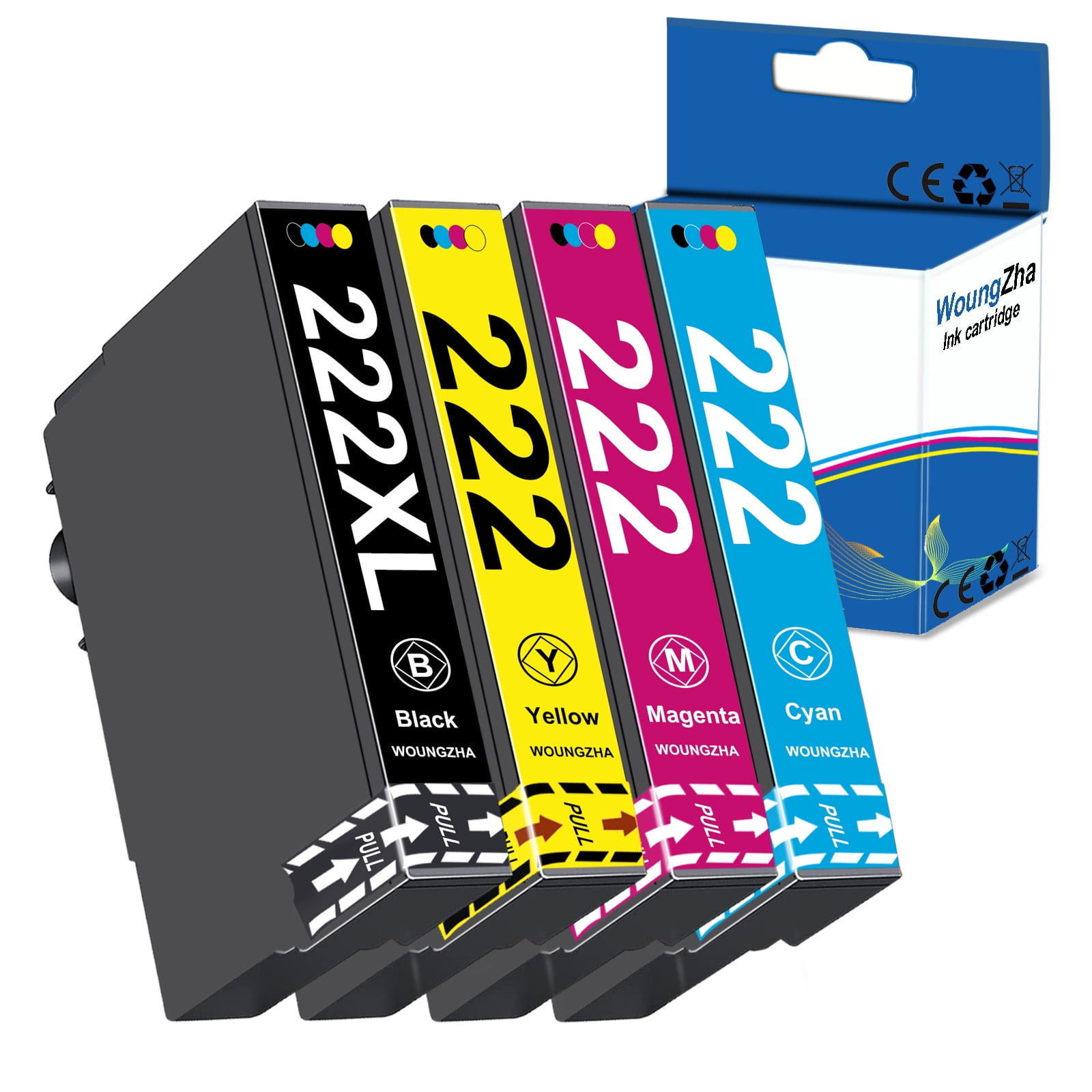 222XL 222 Ink Cartridge for Epson Ink 222 XL 222XL T222 XL Combo Pack ...
