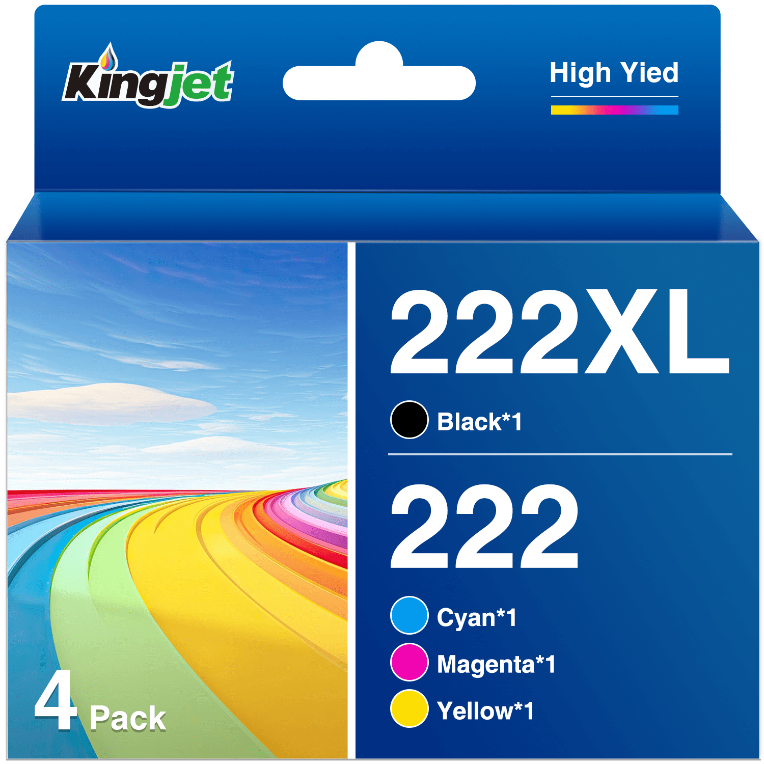 222XL 222 Ink Cartridge for Epson Ink 222 XL 222XL T222XL T222 Combo ...