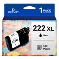 UXYUXY 222XL Black Ink Cartridge, Epson Ink XL Compatibility, High Page ...