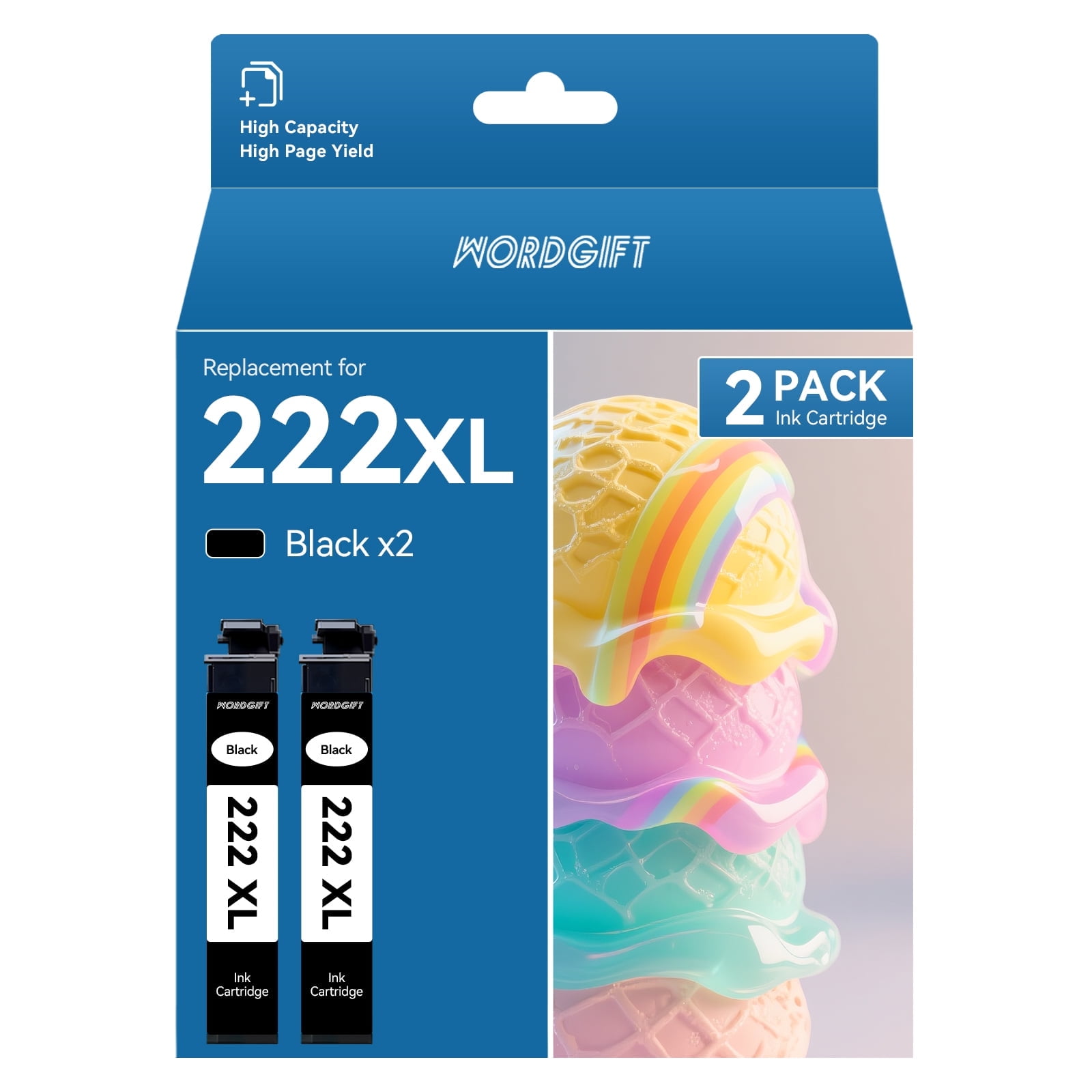 222XL Ink Compatible for Epson 222 Ink Cartridges for Expression Home ...