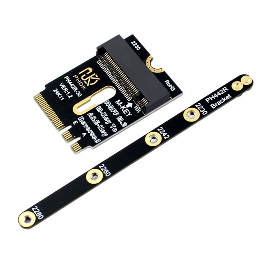 2230 NGFF A+E-Key Male to NVME M-key Female Extension PCI-E 4.0 Adapter ...