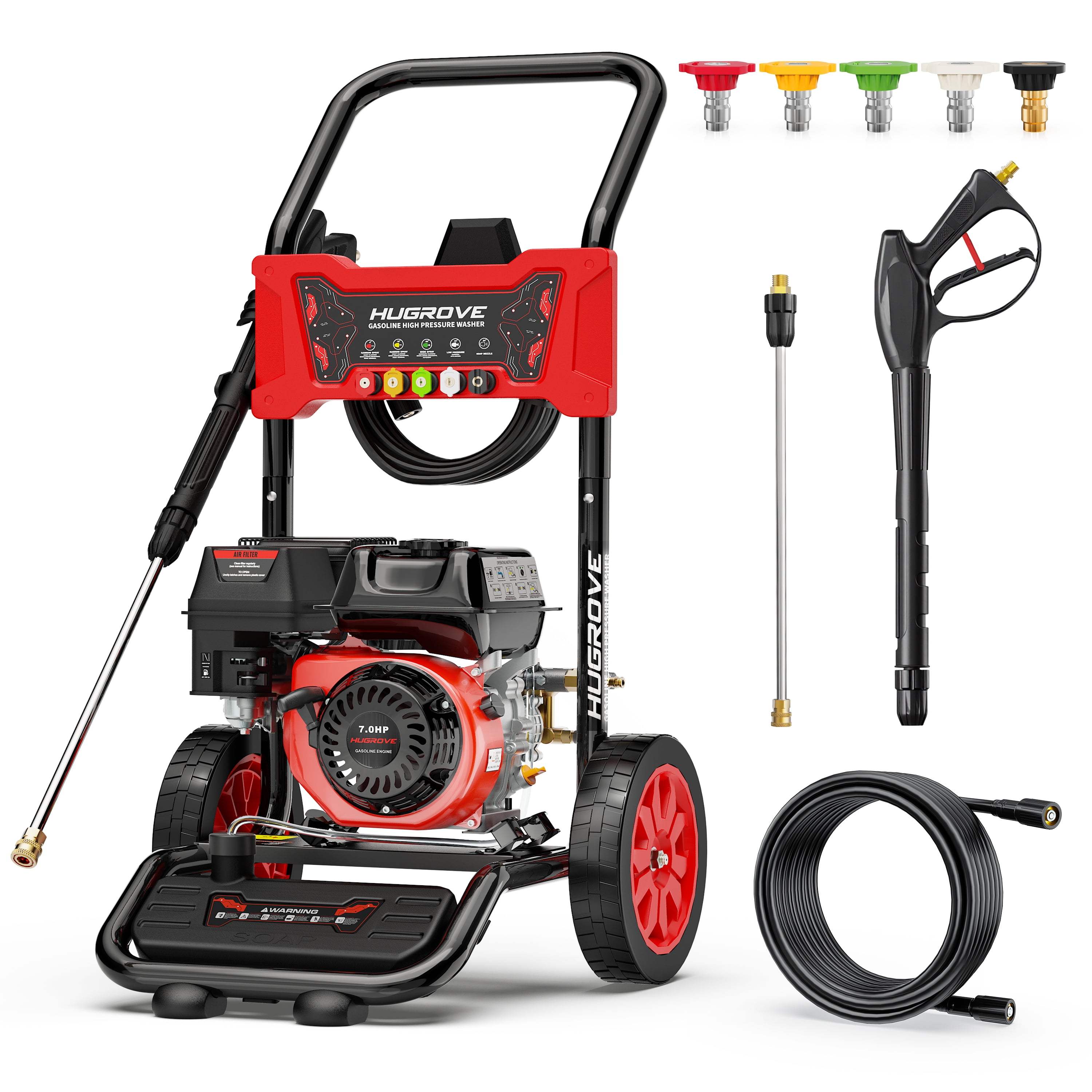 4000PSI Gas Pressure Washer, 2.6GPM Gas Powered High Pressure Washer ...