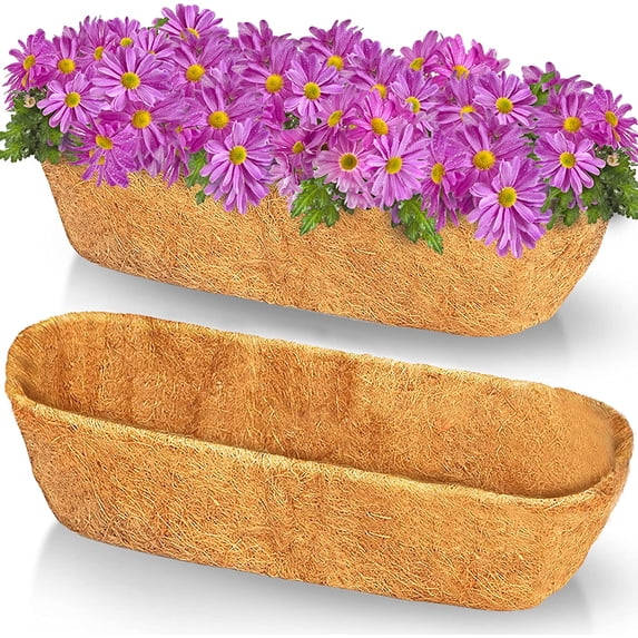 224-inch long trough coconut fiber liner, planting pot replacement, 100 ...