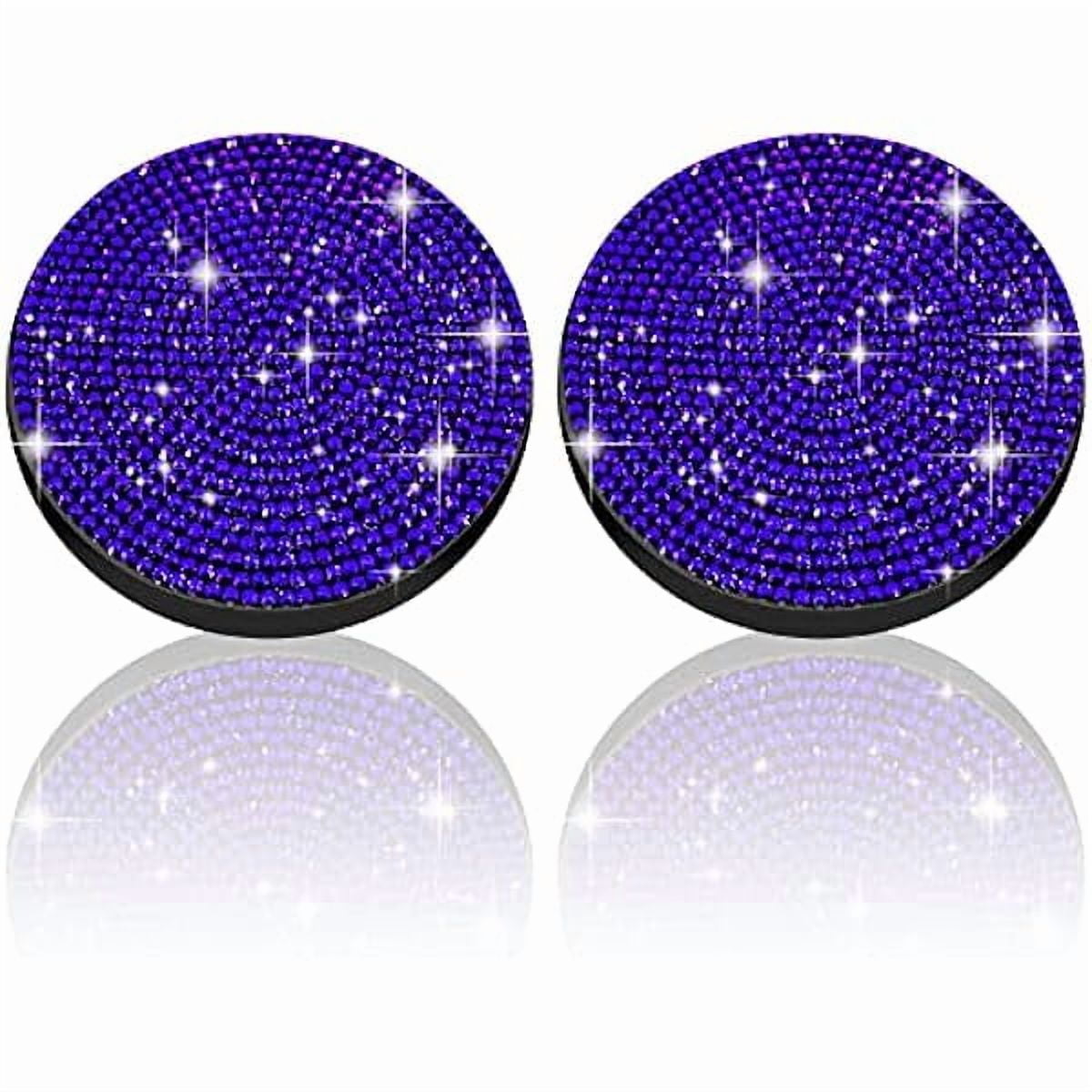 2249 Car Coasters for Cup Holder, 2 Pack Cute Bling Car Cup Holder ...