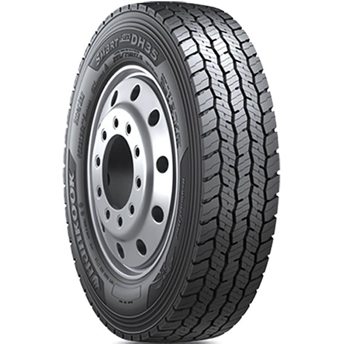 Hankook Smart Flex DH35 225/70R19.5 Commercial Tire, 14 Ply Load Range ...