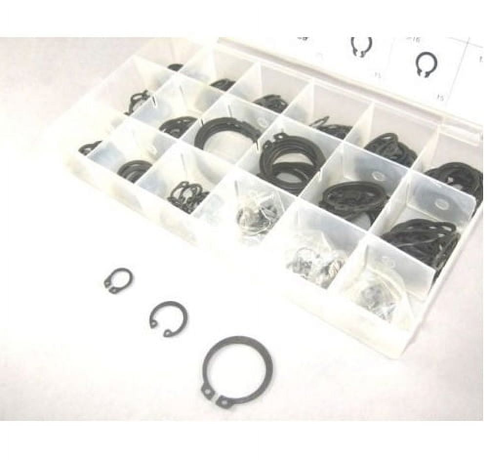 225 Piece Retaining Ring Assortment Internal And External Set With Case ...