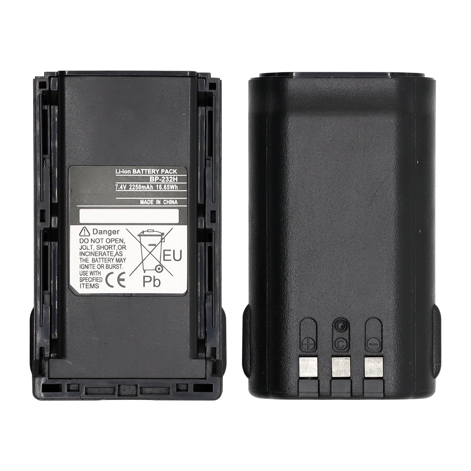 2250mAh Battery For Icom BP-232 N/H BP-232WP BP-230N BP-231N IC-A14 IC ...