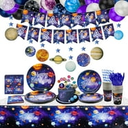 Solar System Themed Birthday Party Supplies - Plates, Napkins, Cups ...