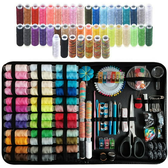 226Pcs Sewing Needle Thread Kit Portable Hand Sewing Supplies Kit ...