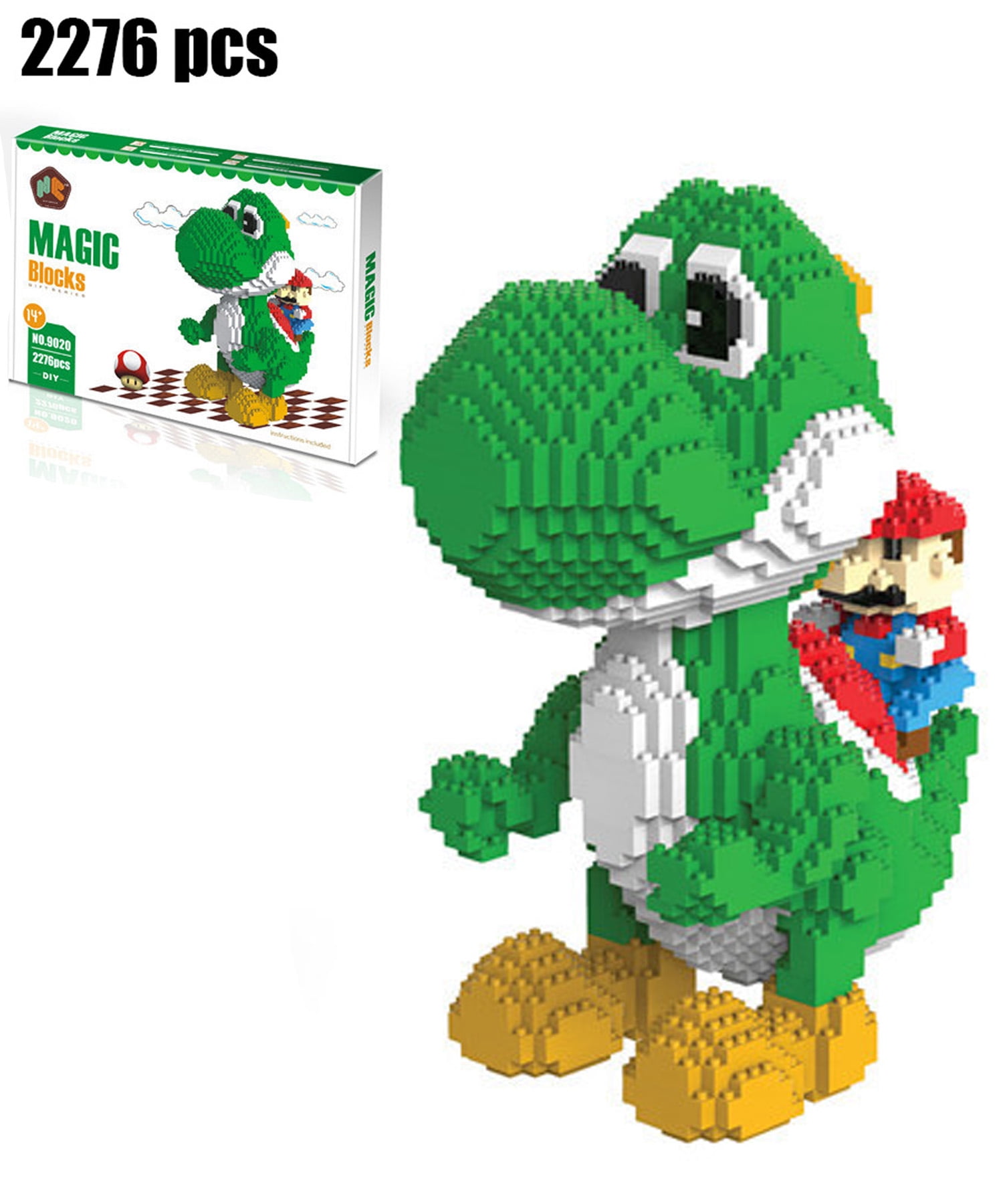 2276 PCS Mario Building Blocks Anime Yoshi Toy Building Blocks Sets ...