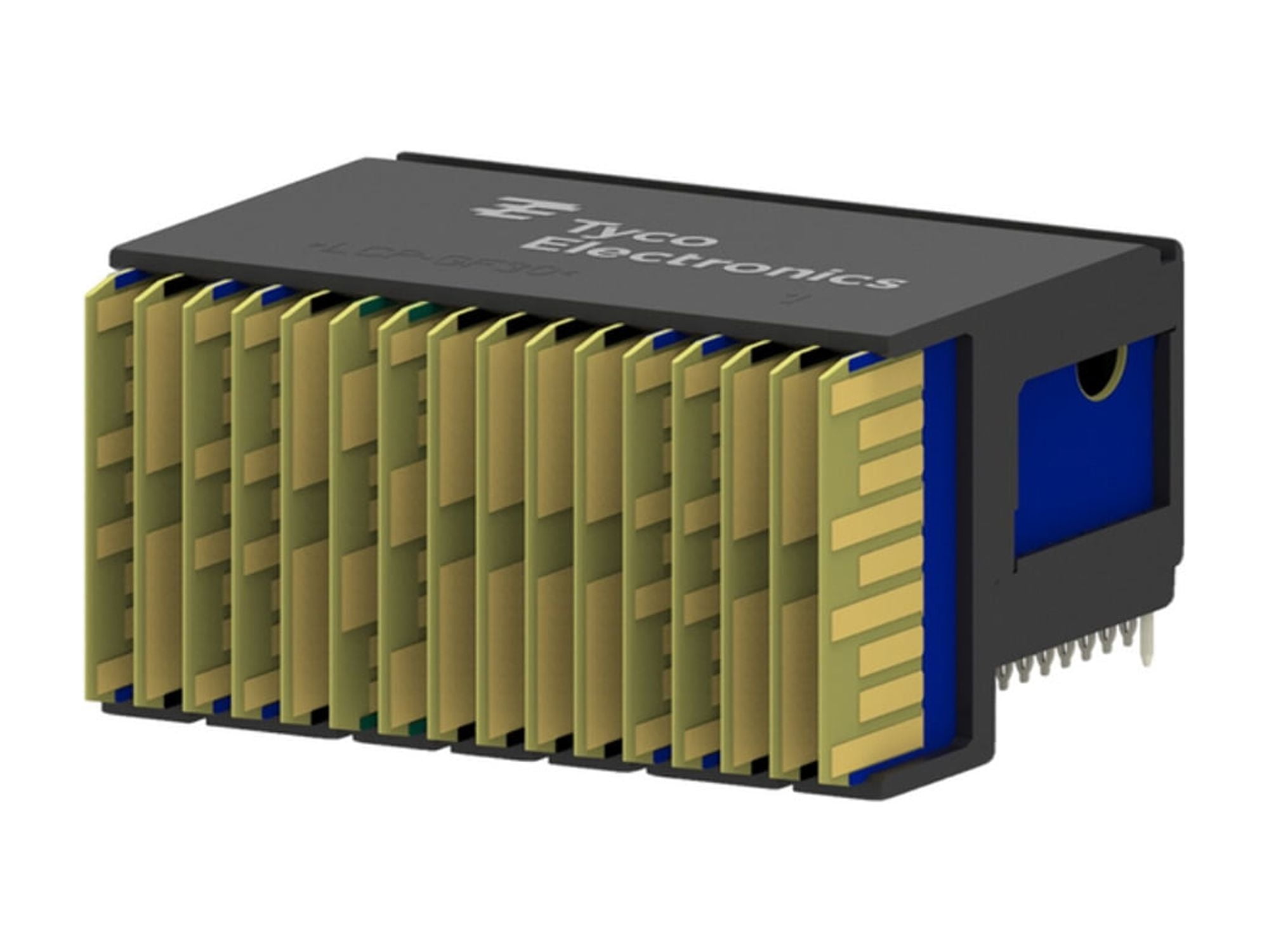 2286118-1 Connector Plug 112 Position Male Blades Board Edge, Through ...