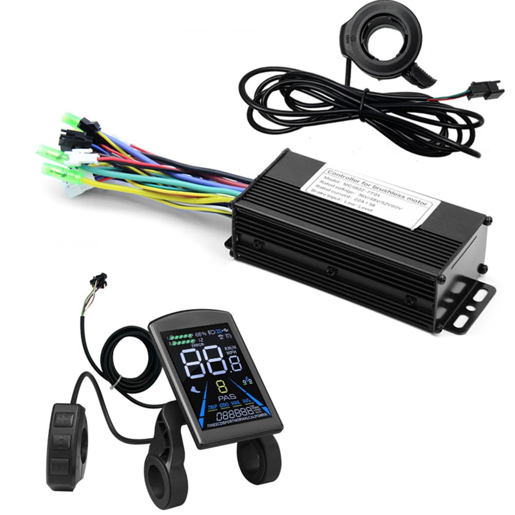 22A 36-60V 500W Controller For S100 Meter For 130X Thumb Throttle ...