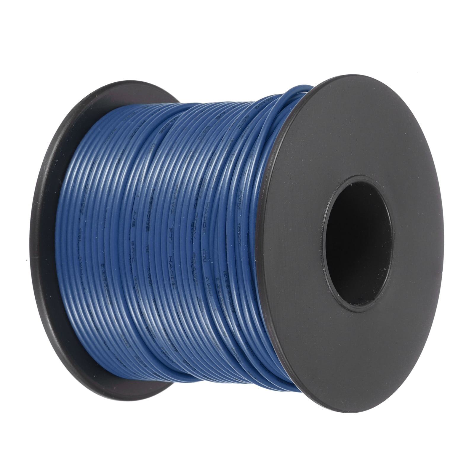 22AWG Wire 22 Gauge Stranded Wire PVC Hookup Wire 50m/164ft Blue, for ...