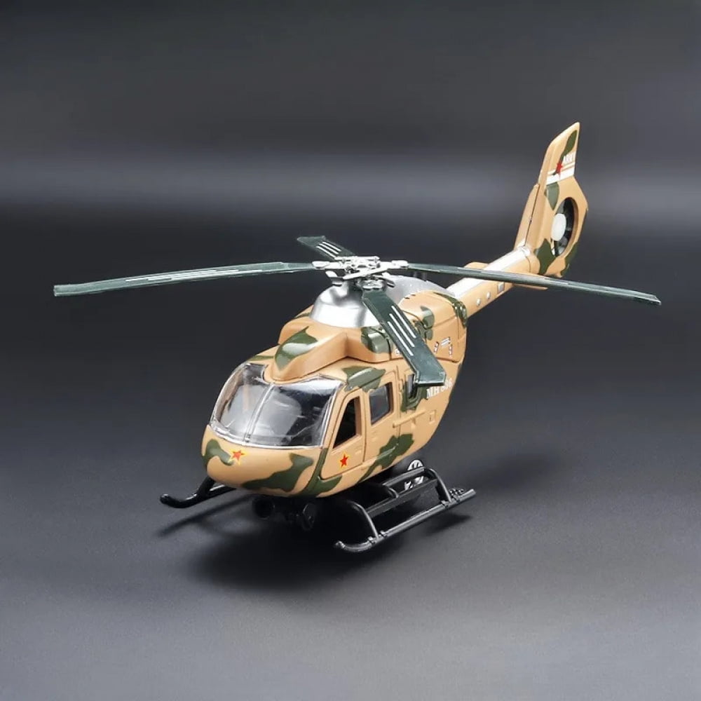 22CM General Patton Commander Helicopter Model Toy Car Alloy Diecast ...