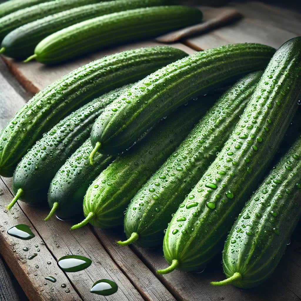 22Day Seeds: Seeds TWE5 Cucumber Cucumber Emelya Open-Pollinated / 50 Days/Non GMO/Hybrid ...