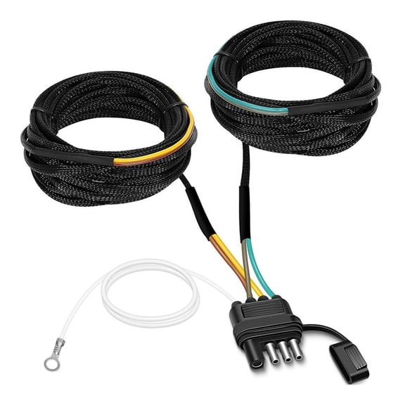 22FT 4 Pin 5 Wire Trailer Wiring Harness,Trailer Light Kit Harness ...