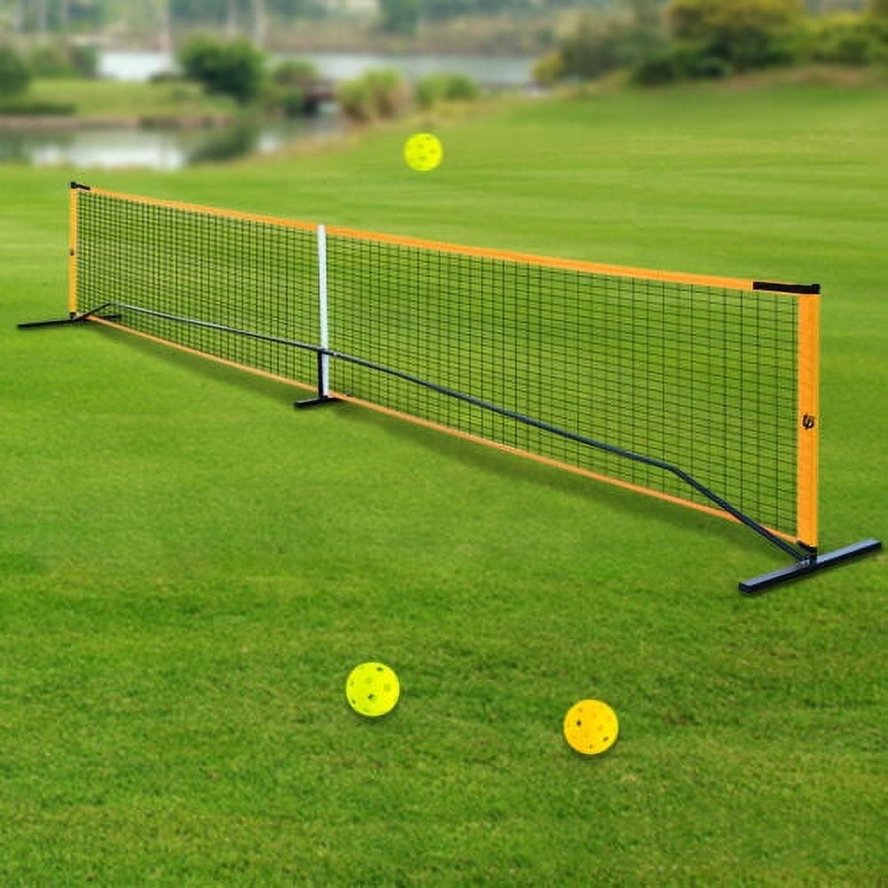 22FT Deluxe Complete Pickleball Tennis Net w/ Stand Set + Carry Bag ...