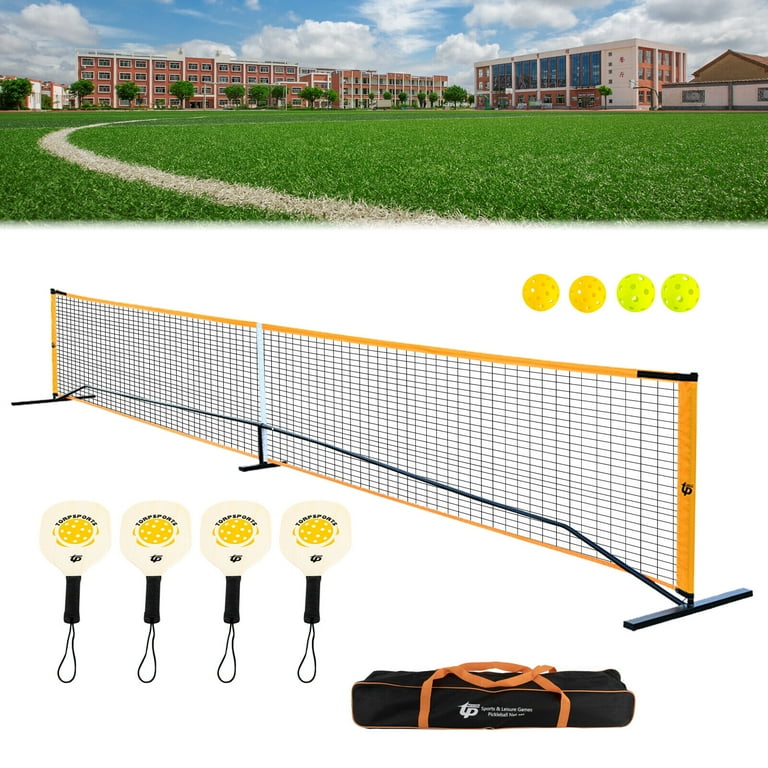 22ft Pickleball Set with Net Pickleball Complete Net Set Portable ...