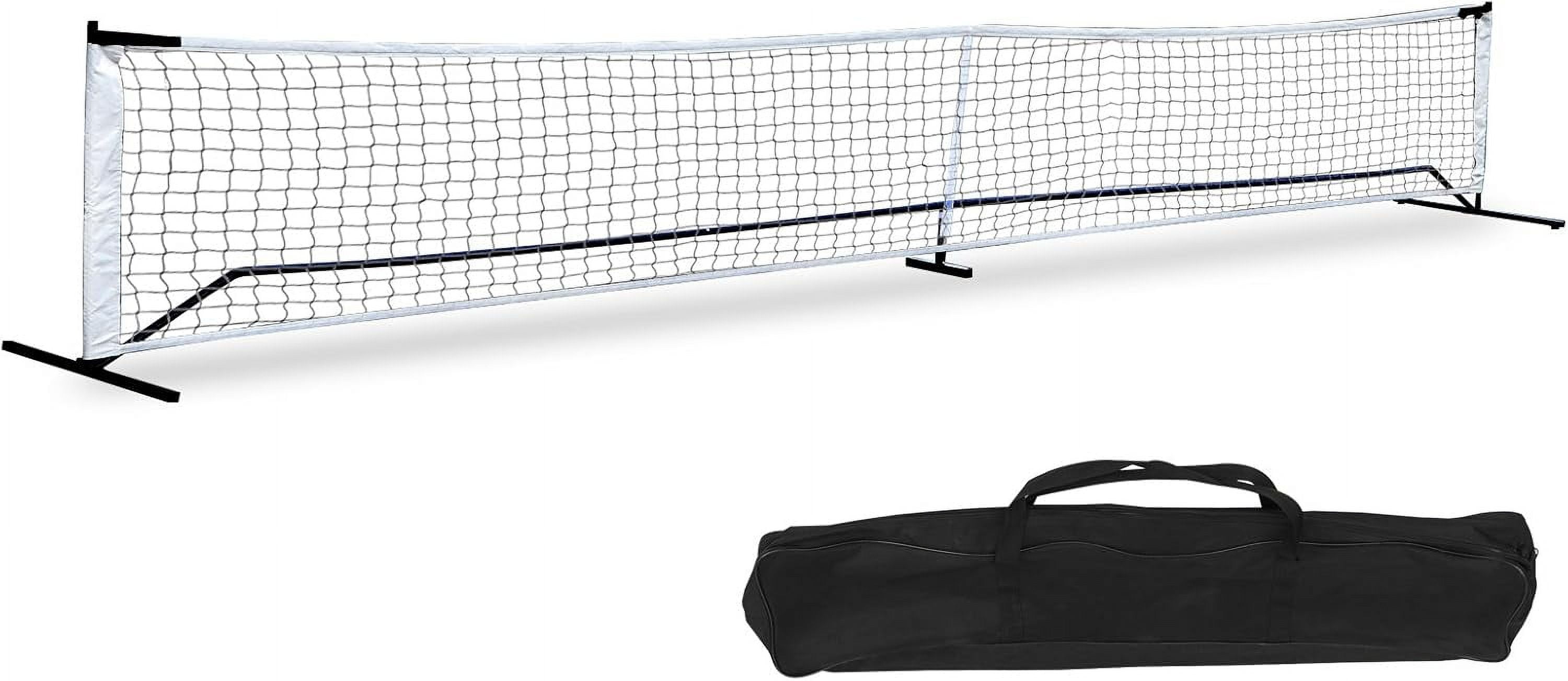 22FT Portable Complete Pickleball Tennis Net Set System Volleyball ...