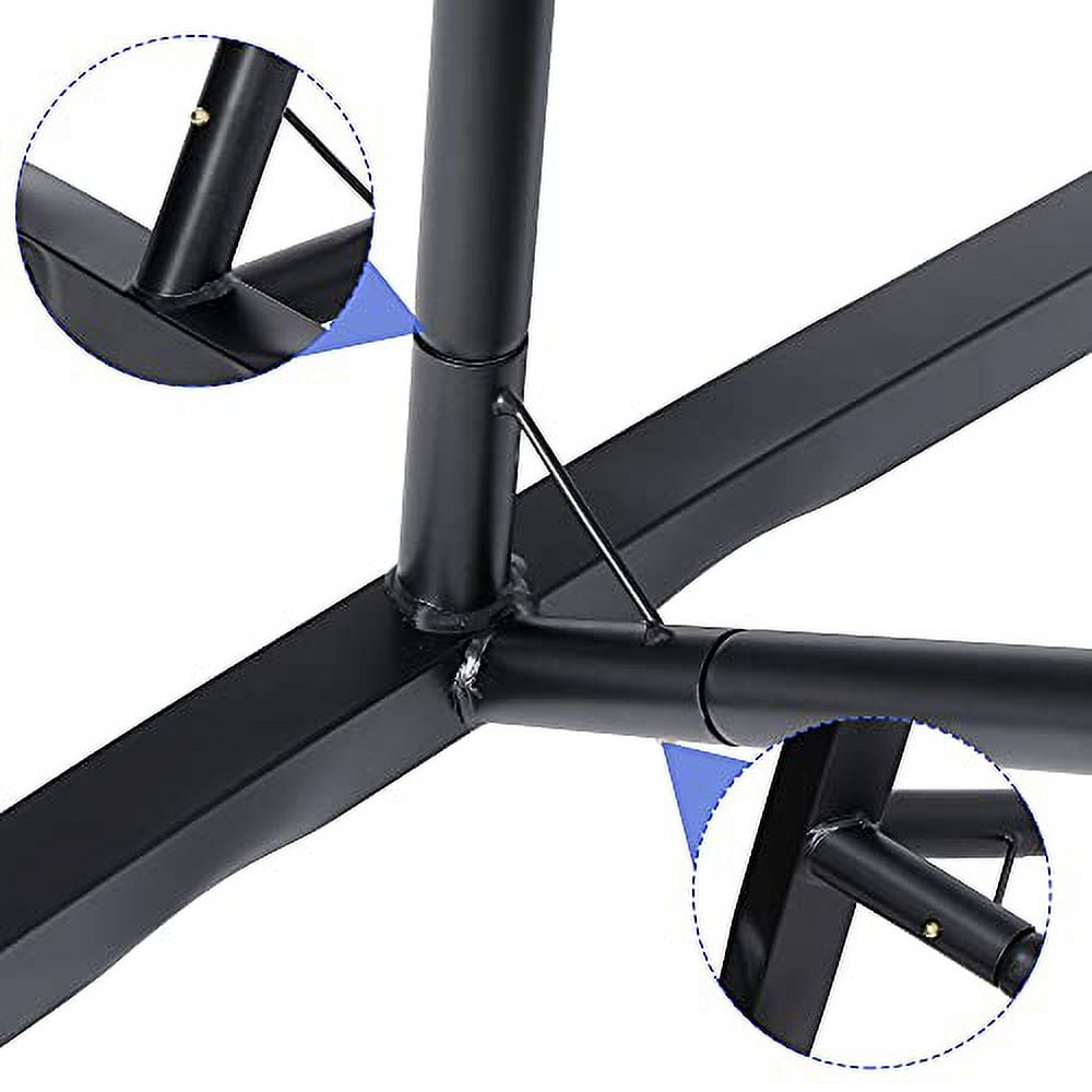 22FT Portable Pickleball Net Stand Set Metal Frame and Regulation Size ...