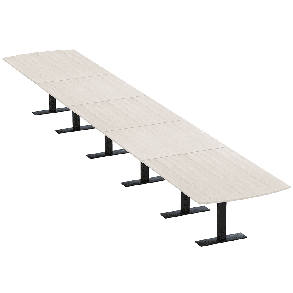 22Ft Arc Rectangle Modular Conference Table Electric Modules T-Bases ...