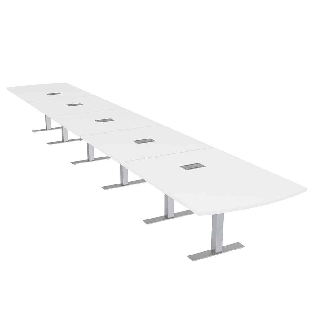 22Ft Arc Rectangle Modular Conference Table Electric Modules T-Bases ...